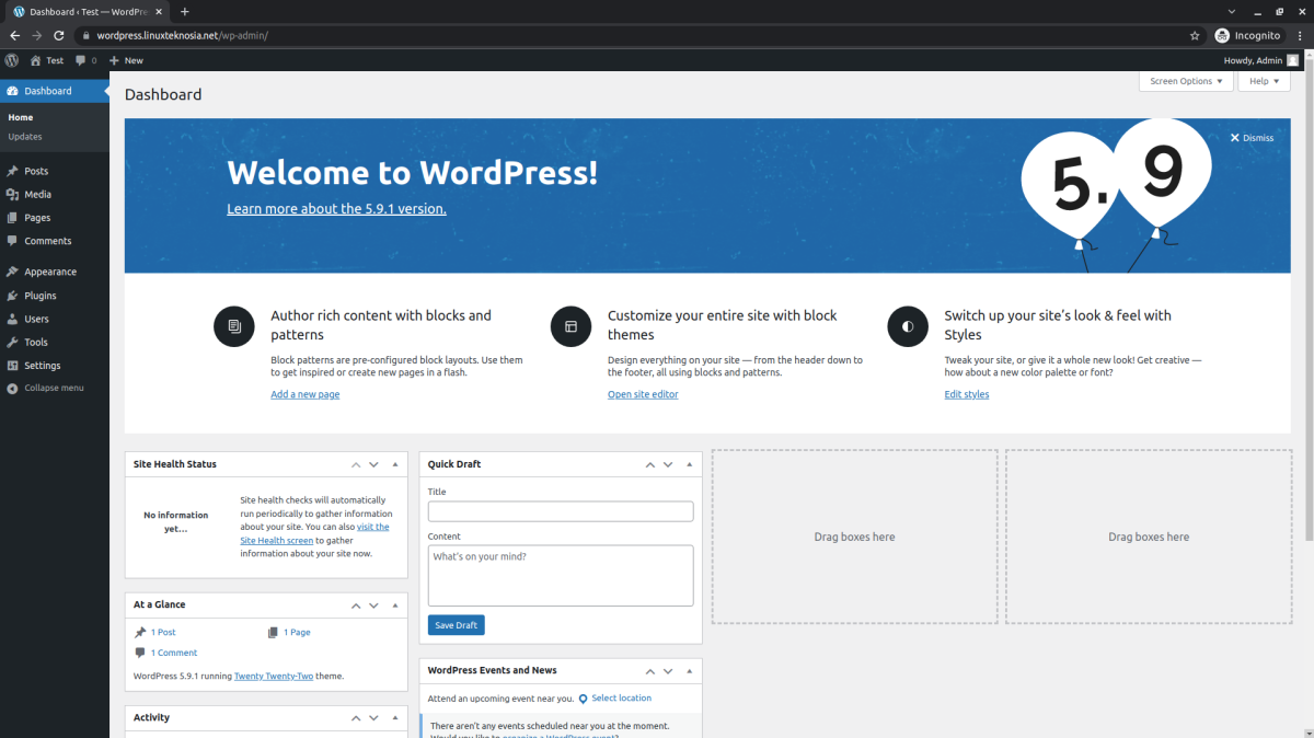 Deploy WordPress on K8s; Kubernetes & WP – Sesame Disk Group