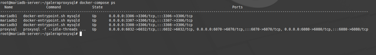 MySQL Cluster: Deploy Galera with MariaDB & ProxySQL – Sesame Disk Group