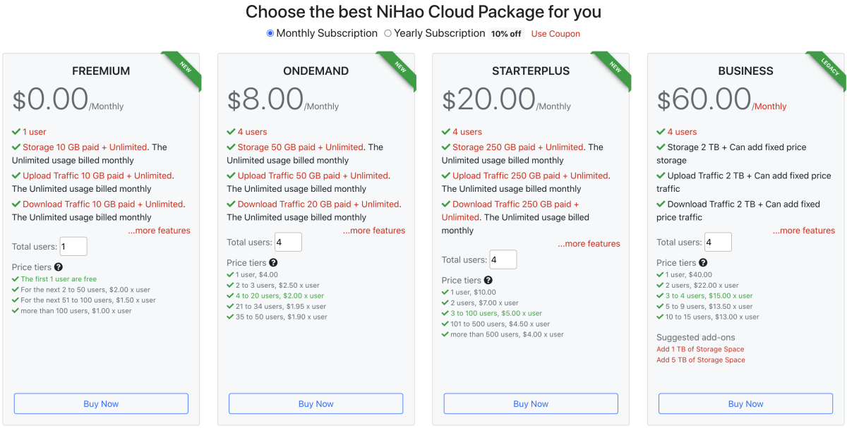 Products; Flexible Cloud Storage – Sesame Disk